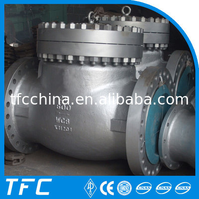 vertical installation non return swing check valve
