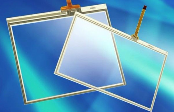 Resistive touch screen LCD panel / touch screen laptop water resistant 132.5mm / 104.7mm