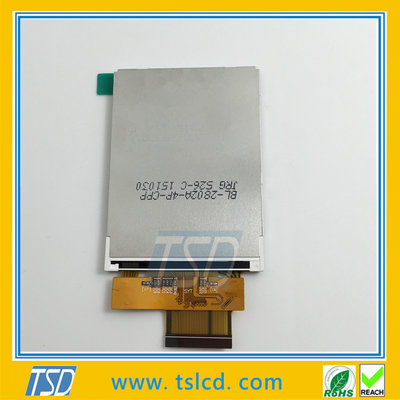 2016 hot selling 2.8 inch 240x320 dots TFT display 2.8'' LCD module with 4wires RTP