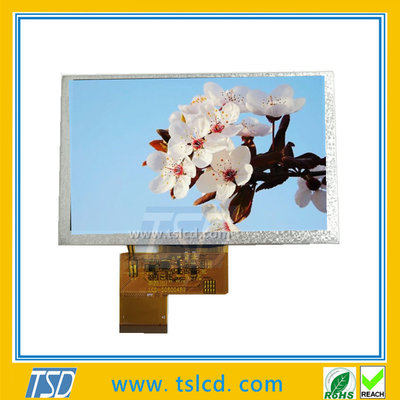 TSD sunlight readable 4.3'' inch 480x272 tft lcd panel display with AR flim with RTP