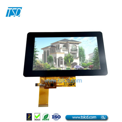high brightness 7''inch 800X480 tft lcd  module with capacitive touch screen