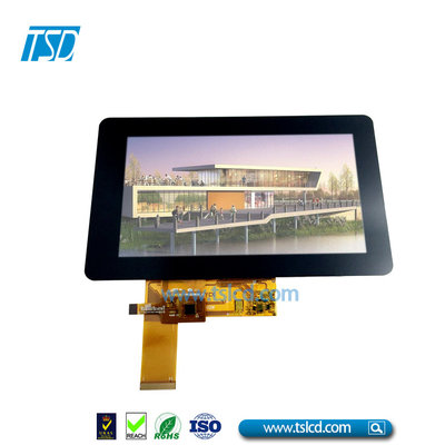 high brightness 7''inch 800X480 tft lcd  module with capacitive touch screen