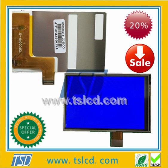 China Factory HVGA 3.5 inch TFT screen lcd 320x480 HVGA tft module with RTP 4wires