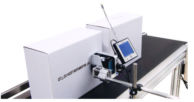 Gewölbter Kasten-Tintenstrahl-Barcode-Drucker, Tintenstrahl-Markierungs-Drucker-Bändchen