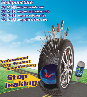 Anti-Freezing Non-Corrosion Fix  Flat Tire 1000ml QiangBao Sealant for Bus Tubeless Tire