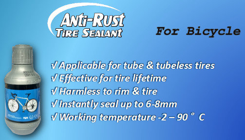 Non-flammable Tyre Sealant for Bicycle 130ml, Tire Sealant Manufacturer