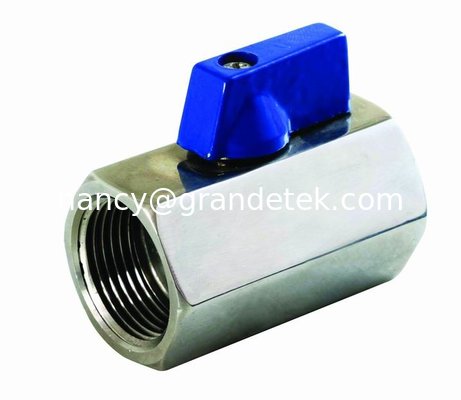 staless steel mini ball valves (F/F M/F M/M) 1000PSI reduced bore supplier