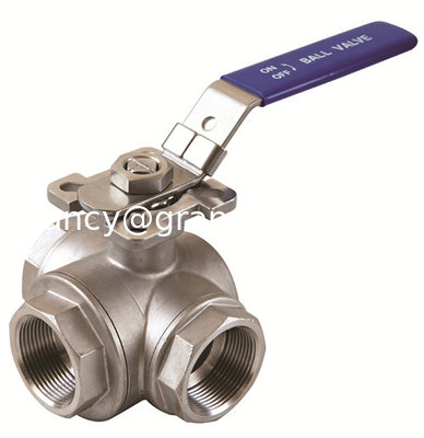 3-way ball valve with mounting pad reduced ball valves stainless steel material supplier