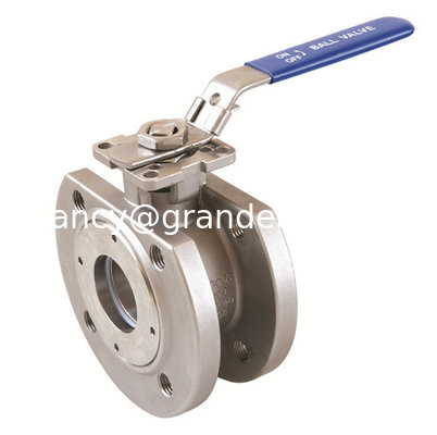 3PC ball valves threaded/socket weld/butt weld ball valvesd with high mounting pad supplier