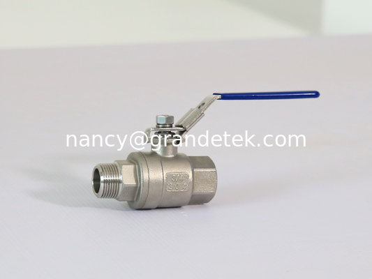 2pc ss ball valves PAI reduced bore 1000PSI threaded ends from direct manufacture supplier