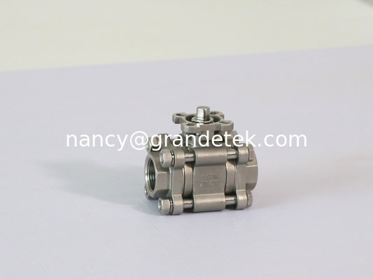 3PC ss socket welded ball valves PAI 1000PSI threaded ends from direct manufacture supplier