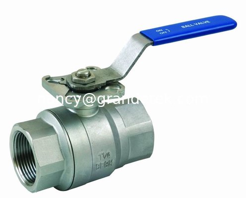 2PC ball valves with high mounting pad PAI 1000PSI threaded ends for actuators supplier