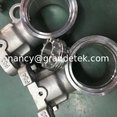 3pc stainless steel threaded ball valves for the new design stem packing supplier