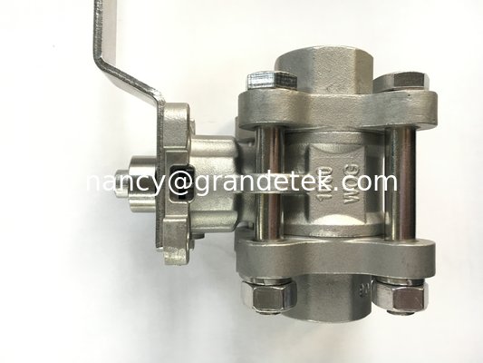 ISO 5211 Locking Handle Ball Valve Stainless Steel NPT Thread supplier