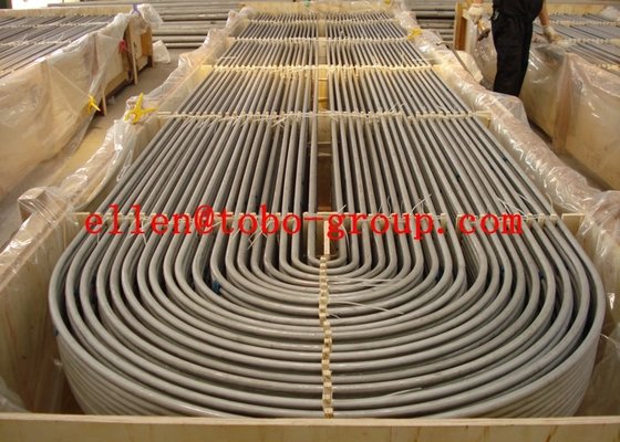 ASME B163 B677 Stainless Steel U Bends , Stainless Exhaust Tubing