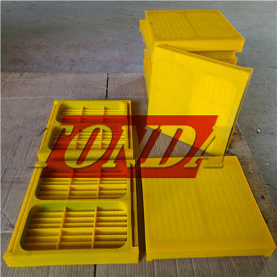 factory manufacture 300*300mm pu mining dewatering screen sieve plate