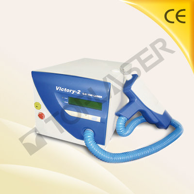 5 Hz Q-switch Nd Yag Laser Coffee Spot / Freckles Removing With LCD Display