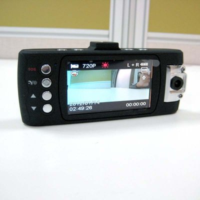 2.7" tft screen H.264 hd double lens dual-channel 1080p driving recorder security car blackbox dvr camera
