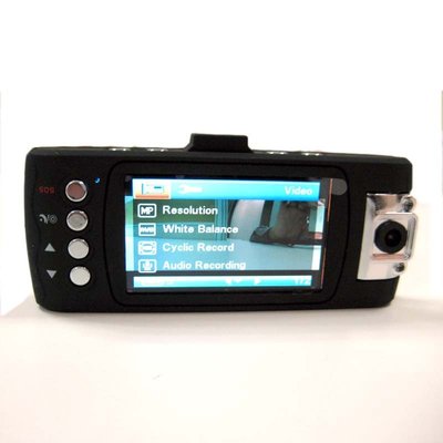 2.7" tft screen H.264 hd double lens dual-channel 1080p driving recorder security car blackbox dvr camera