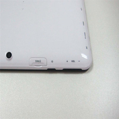 Lithium-Ion 3700mah White Tablet Pc With Phone Calling Support Keyboard