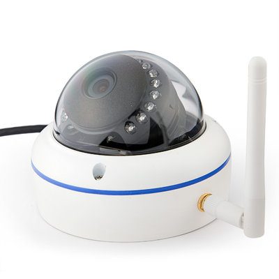 1.0MP Vandalproof Dome WIFI Wireless IP  Camera  , Support SD Card Slot