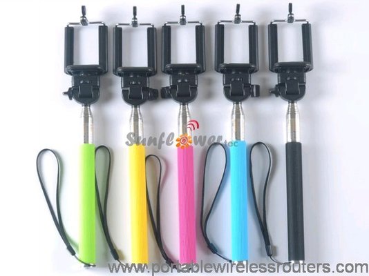Colorful Selfie Extendable Monopod for Samsung Galaxy S5 / HTC / Digital Cameras
