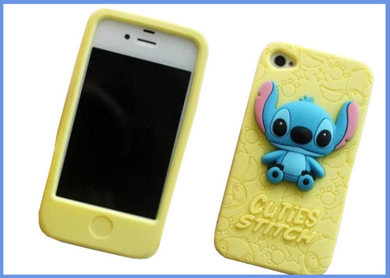 Lovely Mobile Phone Accessory 3D Silicone Stitch Cartoon Frame For IPhone 6