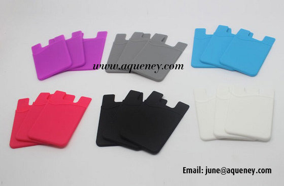 Buy hot selling mobile phone accessories colorful silicone smart wallet with logo print