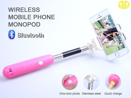 Build In Bluetooth Wireless Mobile Phone Monopod Selfie Stick For Iphone6