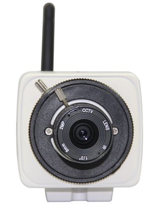 CCTV WiFi 6mm Lens 2.0 Megapixel Wireless IP Camera with Optional POE Module