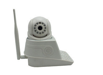 H. 264 Wireless Pan Tiltip Camera With Remote Monitor  , 32GB SD 360 Degree Home Guard