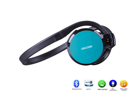Red Fashion Behind The Neck Outdoor Sport Wireless Bluetooth 4.0 Stereo Headset