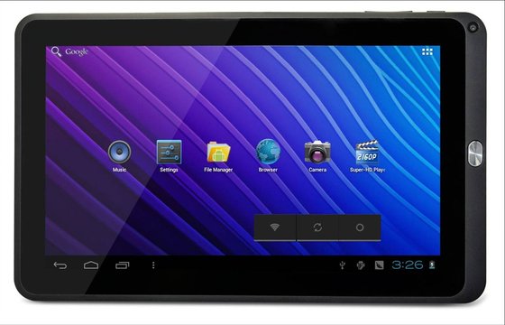 4800mAh 512MB Wifi Google Android Touchpad Tablet PC with 10.1 Inch TFT LCD Screen