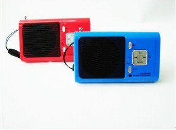  Mini portable speaker with FM radio function   