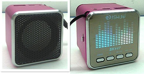  high fidelity horn mini card speaker   