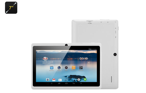 USB 2.0 Microphone 4GB 7 Inch Touchpad Tablet PC IEEE 802.11b/g/n 5V / 1.5A