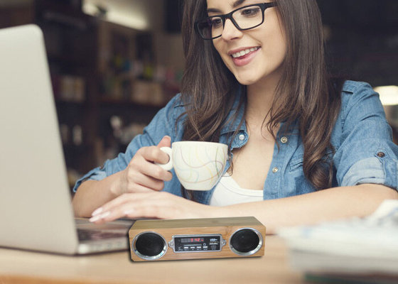 Wireless Indoor Outdoor Bluetooth Speakers Mini Card Speaker For Computer / Phone
