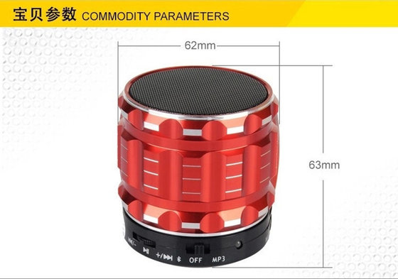 Colorful Cylinder Portable mini Outdoor Bluetooth Speaker , stereo Bluetooth Mobile Speaker