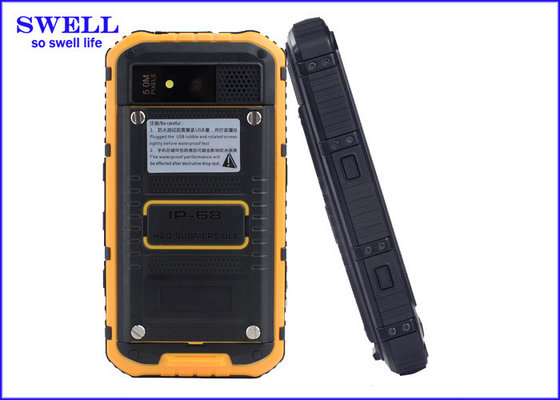 Android 4.2.2 schroffes IP67 Smartphone mit NXP544 gelbem Schwarzem NFC A8