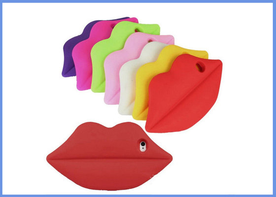 Durable Mobile Phone Accessory 3D Silicone Case Lip Phone Cover