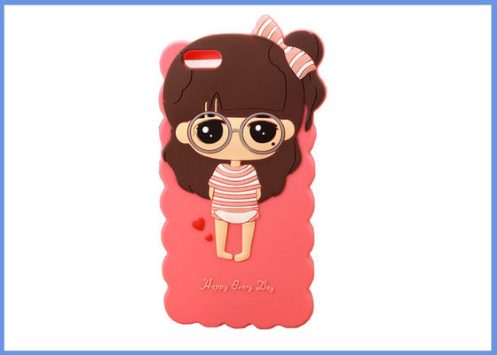 Colorfull Mobile Phone Accessory 3D Silicone Case Cute Little Bush Phone Cover