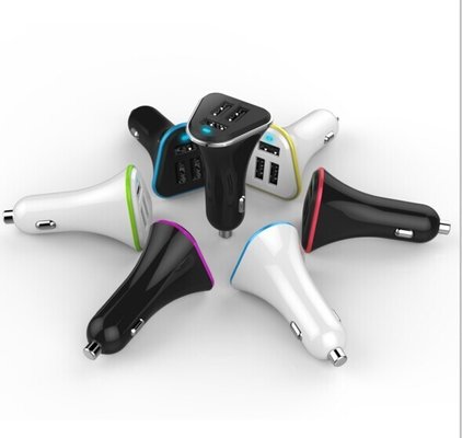 Three USB Port Car Charger 5V 5.2A For ALL USB - Powered Mobile Devices