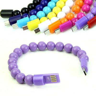 Bracelet Micro USB Data Cable Charging Sync USB 2.0 For Samsung