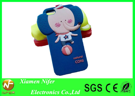 Lovely Animal Silicone Custom Cell Phone Cases for iPhone Mobile Phone Accessories