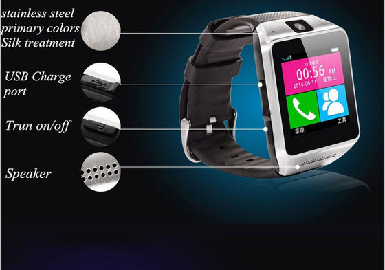 Fashion Portable Bluetooth Smartphone Watch / Mobile Phone Wrist Watch