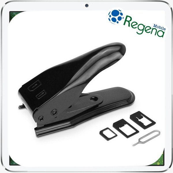 Durable Stainless Steel Dual 2 In 1 Nano Micro Sim Card Cutter One Step Done