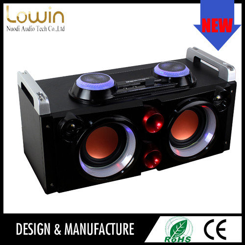 Fashion dancing music portable bluetooth speaker with fm radio &amp; led light bluetooth speaker