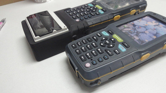 OEM WiFi Symbol Bluetooth RFID 1D Rugged Tablet PCS Laser Barcode Scanner with printer