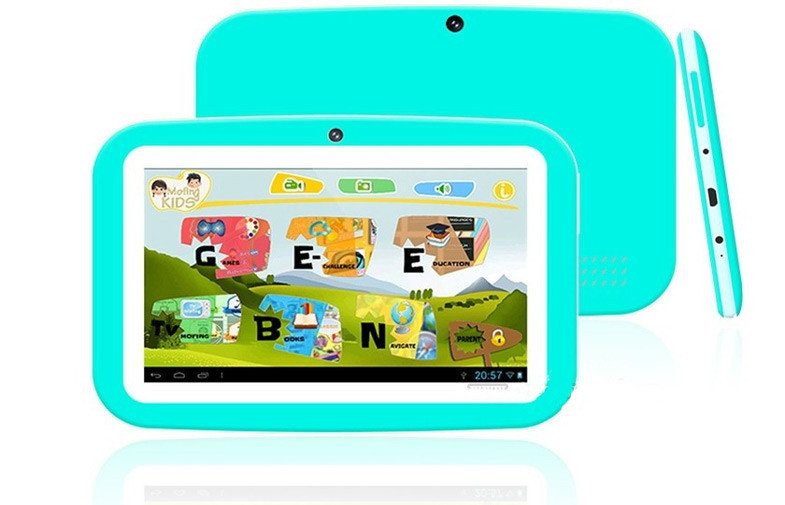 RK3028 7'' Capacitive Touch Screen Kids Wifi Tablets wireless network With bluetooth