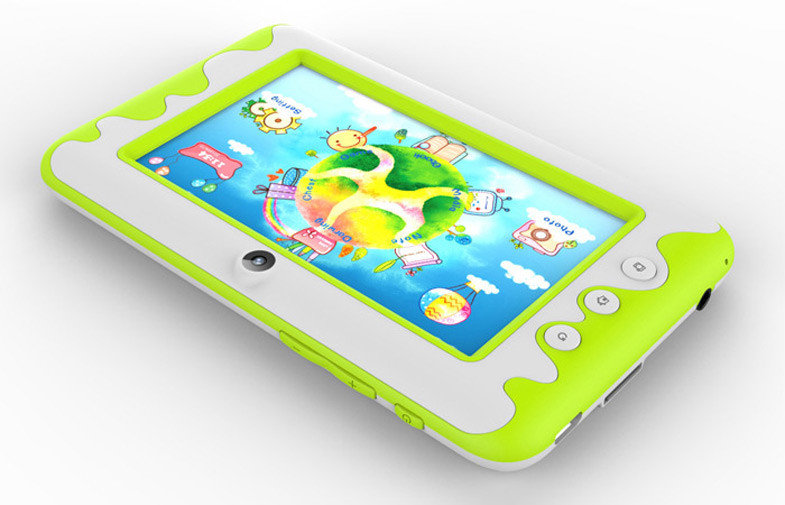 Yellow Kids Android Tablet PC Single core 512 RAM 4G ROM , 4.3 Inch